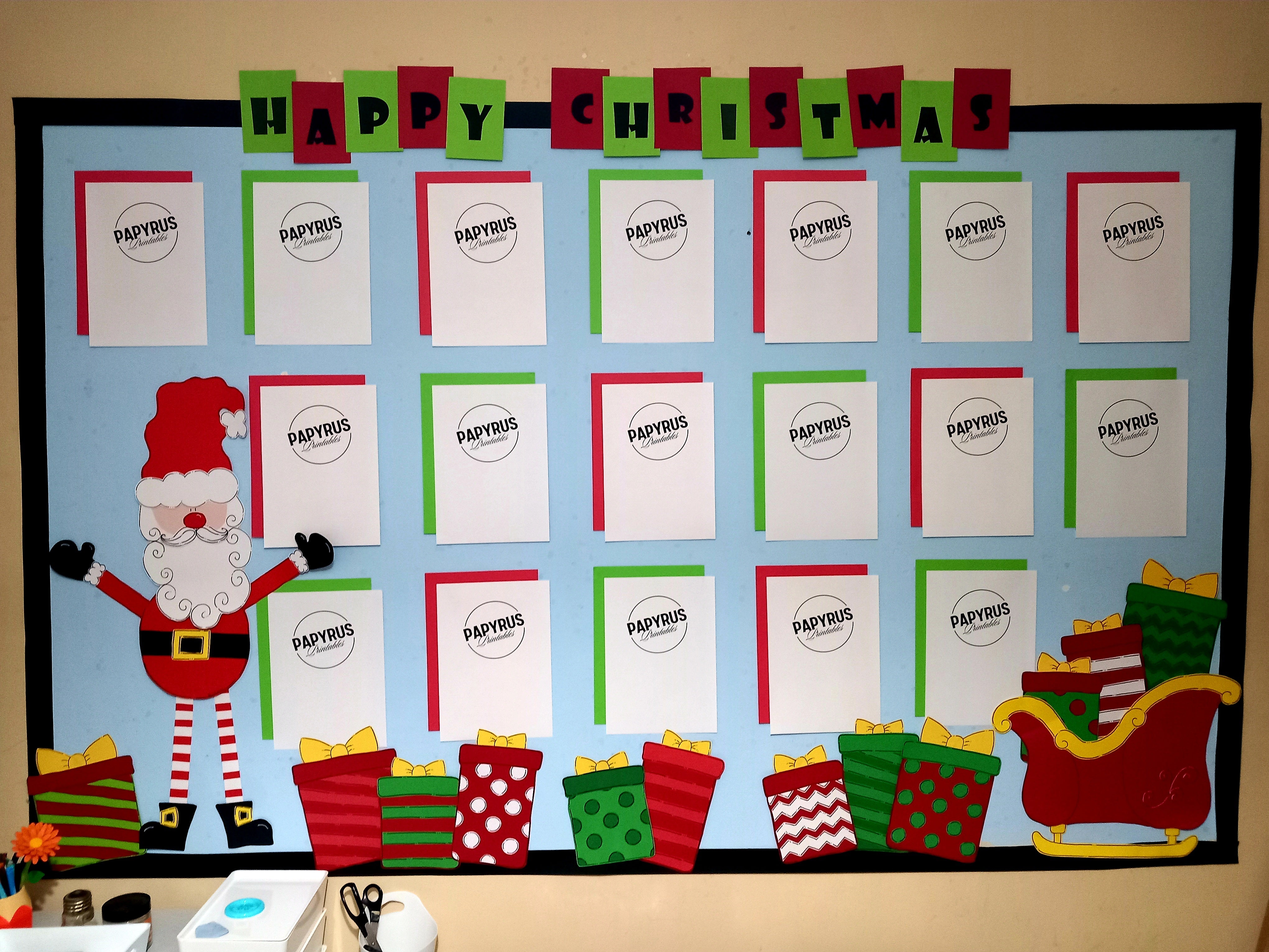 Santa & Sleigh Display – Papyrus Prinatbles