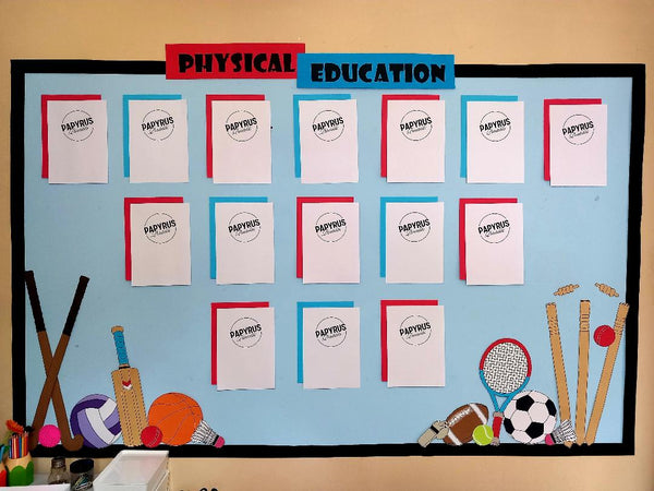 Physical Education Display Board – Papyrus Prinatbles